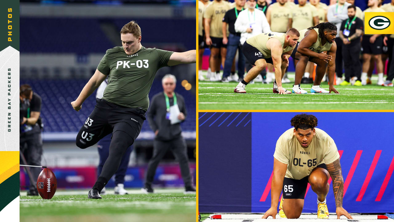Photos: Best of OL, PK/ST workouts at the 2024 NFL Scouting Combine