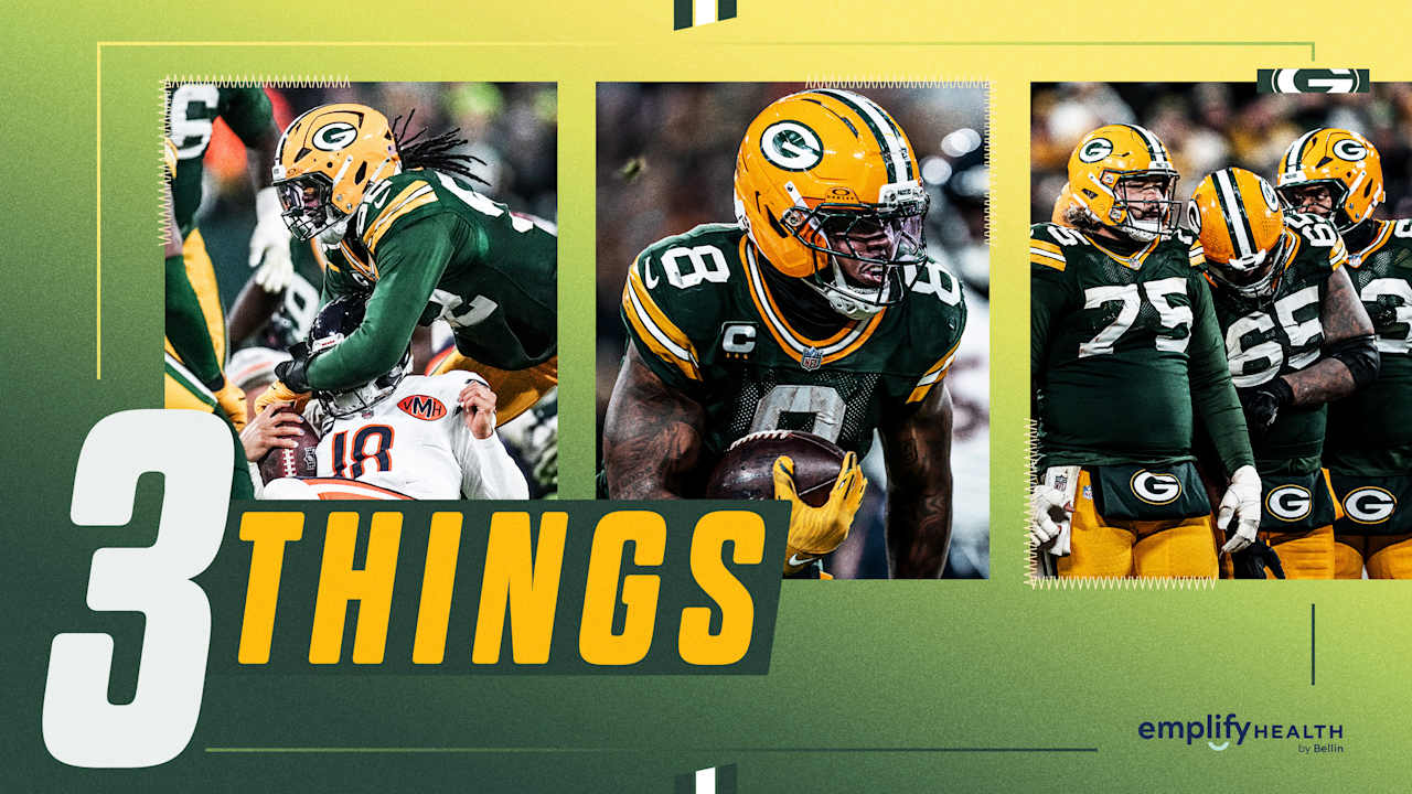 Three Things: Stopping Caleb Williams, Josh Jacobs' toughness, and ...
