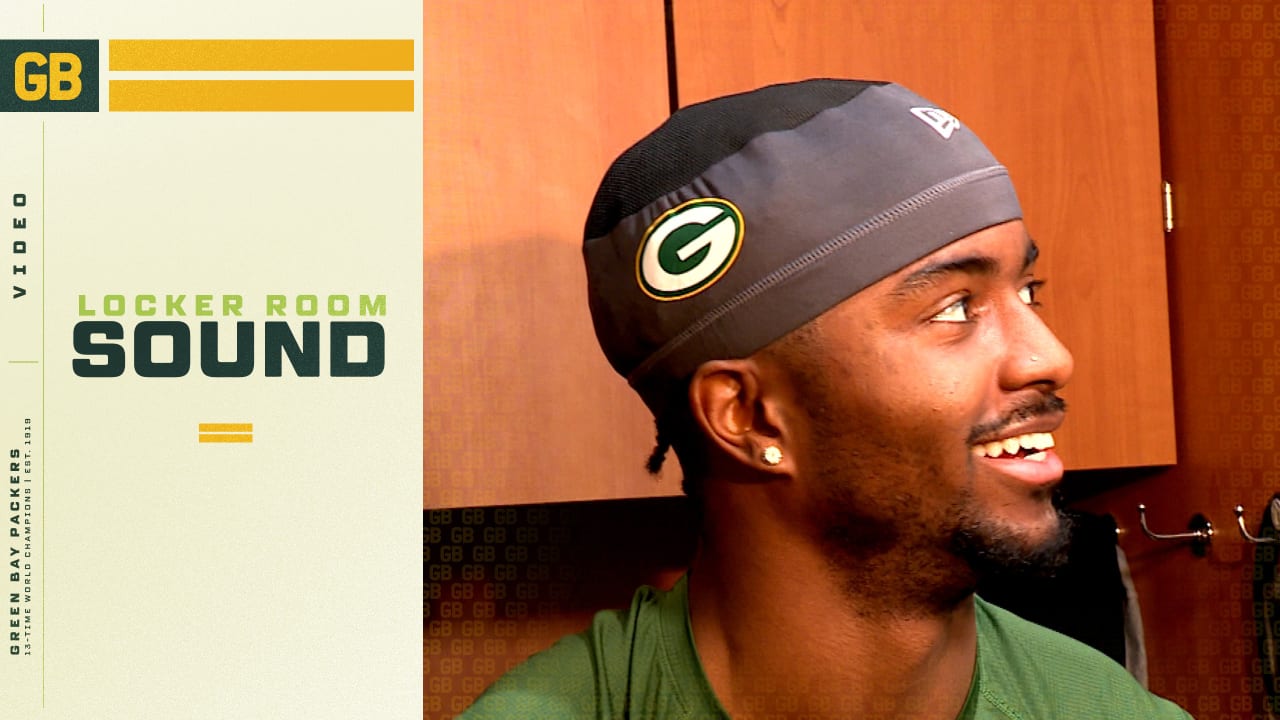 Kyu Blu Kelly is thankful for the opportunity to play for the Packers