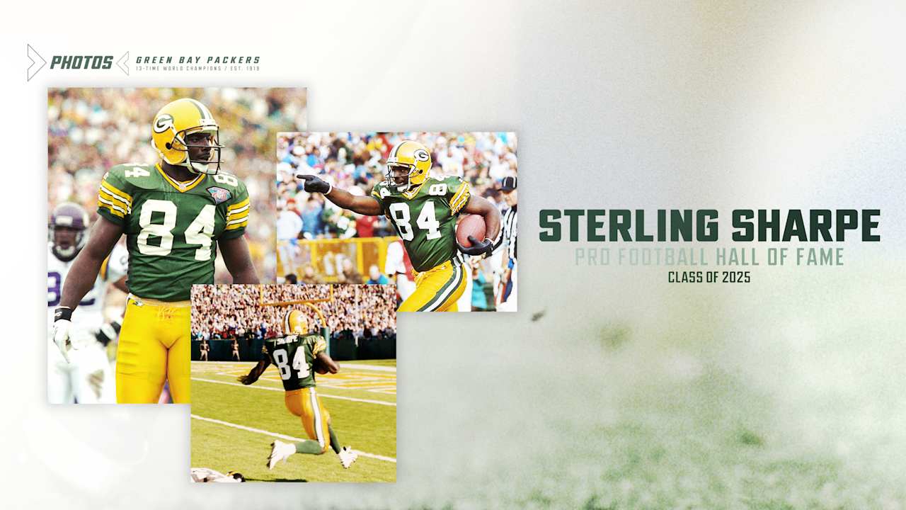 Photos: Sterling Sharpe's Pro Football Hall of Fame career