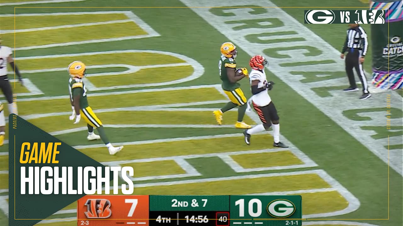 TOUCHDOWN Josh Jacobs | Packers vs. Bengals