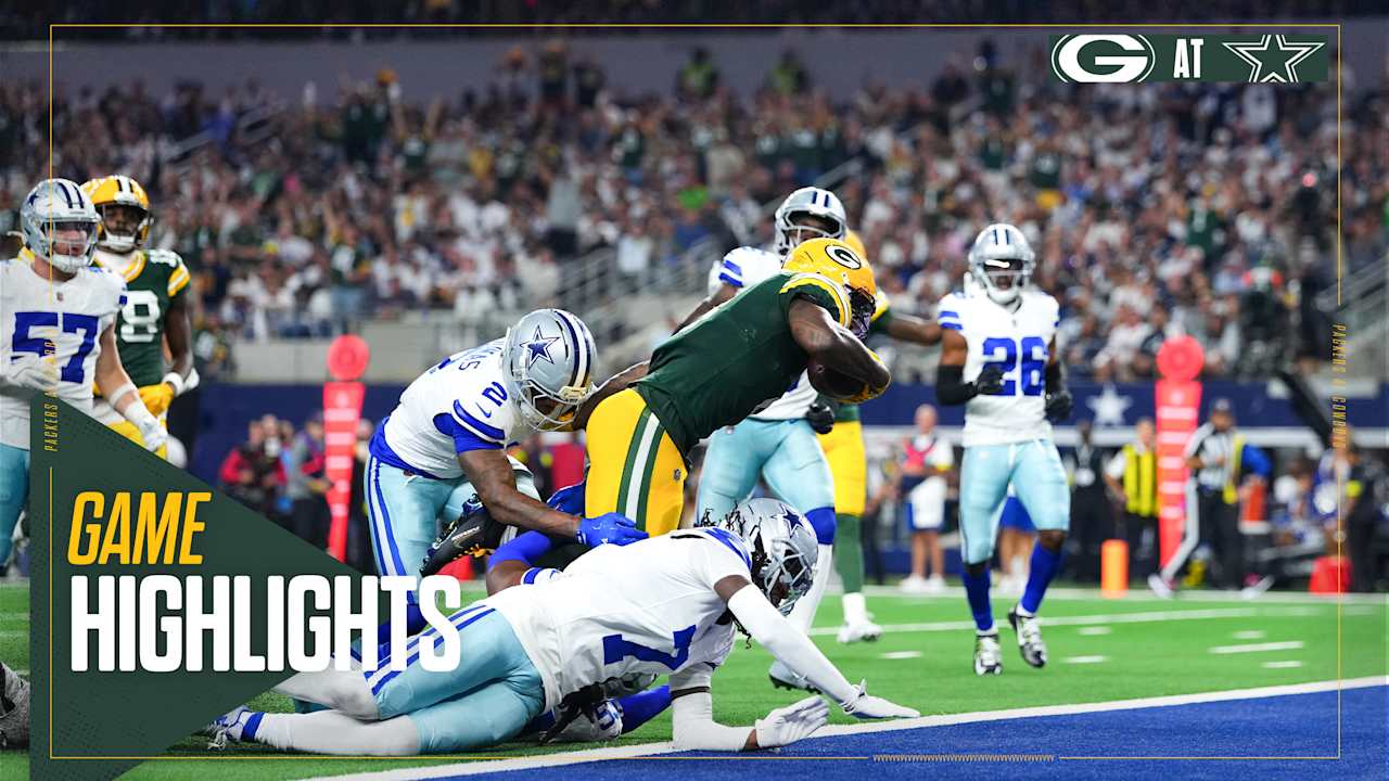 Josh Jacobs TOUCHDOWN | Packers vs. Cowboys