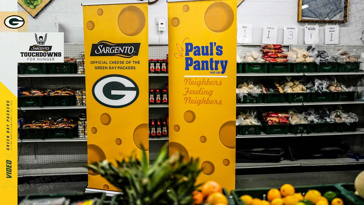 Packers, Sargento join Paul's Pantry for Touchdowns for Hunger