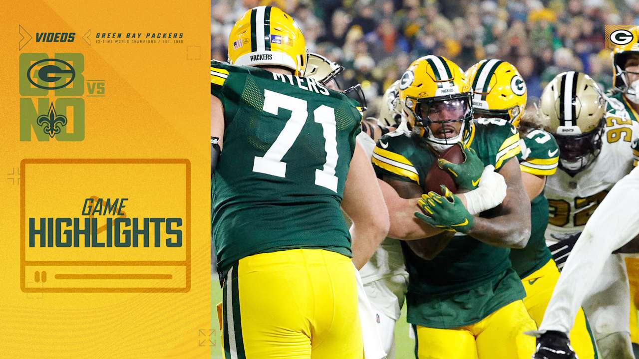 Josh Jacobs rushing TOUCHDOWN | Packers vs. Saints