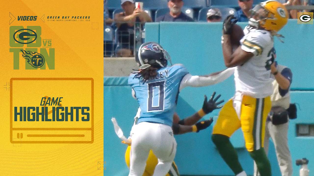 Xavier McKinney grabs his third INT in as many games | Packers vs. Titans