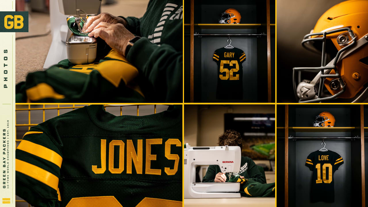 Details: An up-close look at the Packers' 50s Classic Uniforms