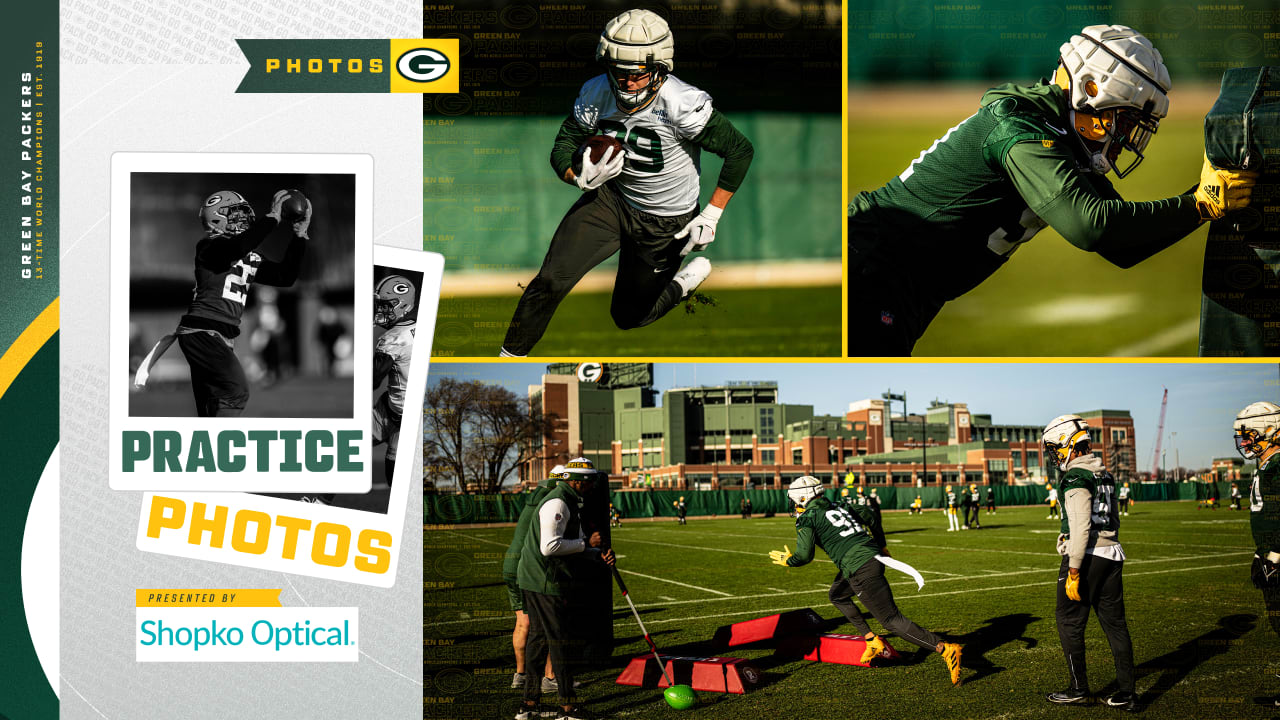 Photos: Packers hold Thursday practice in sunny Green Bay