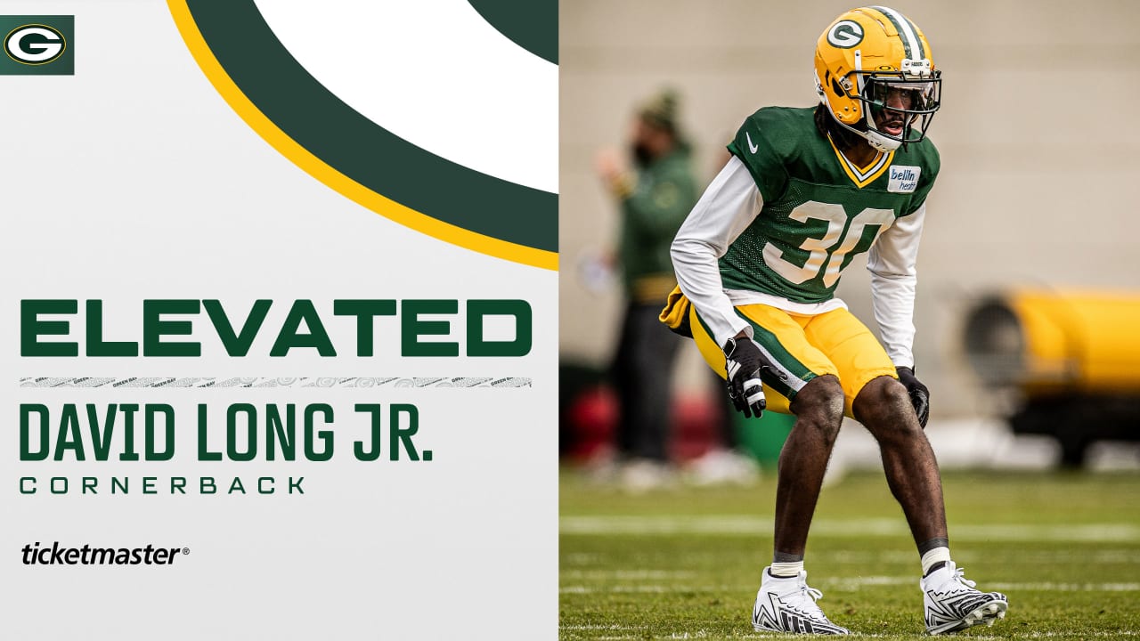 Packers elevate CB David Long Jr. for gameday