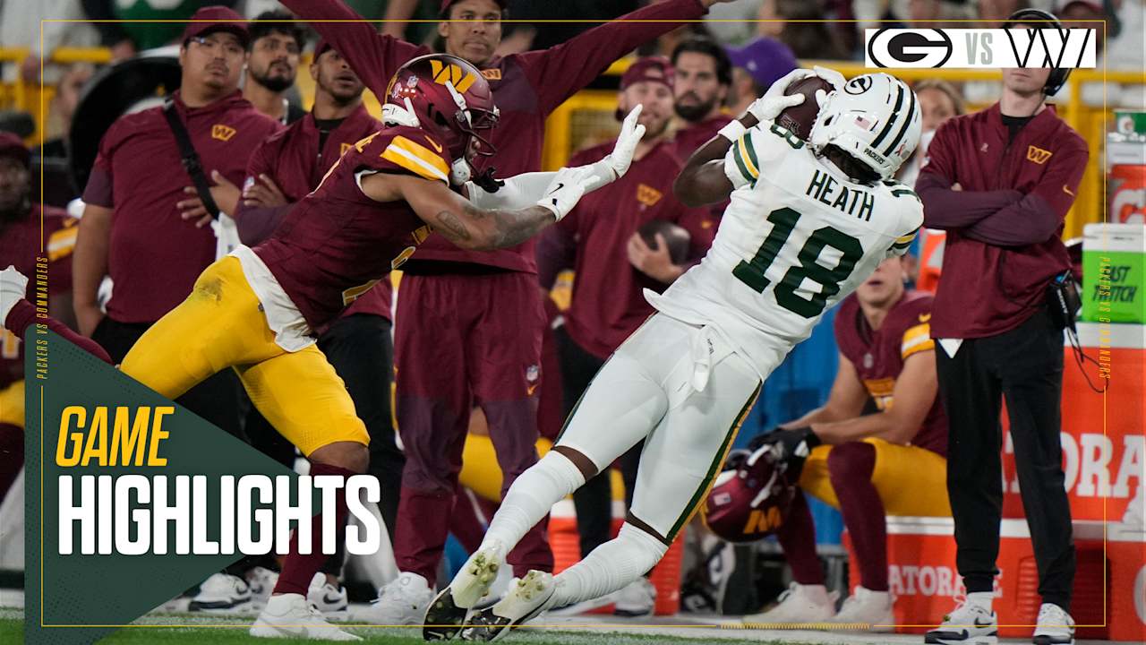 Malik Heath HAULS in deep ball | Packers vs. Commanders