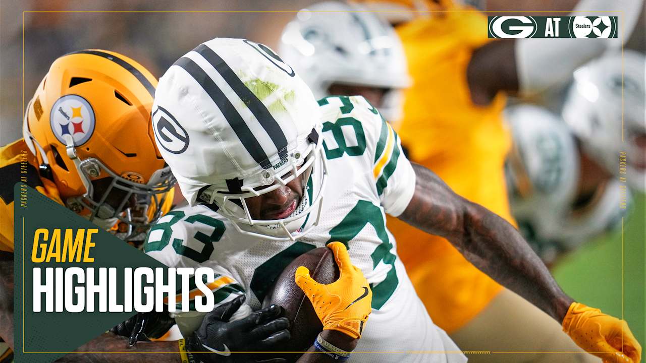 Savion Williams scores FIRST TOUCHDOWN | Packers vs. Steelers