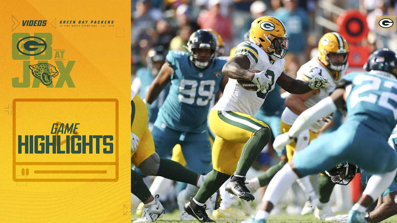 Josh Jacobs BIG day on the ground | Packers vs. Jaguars