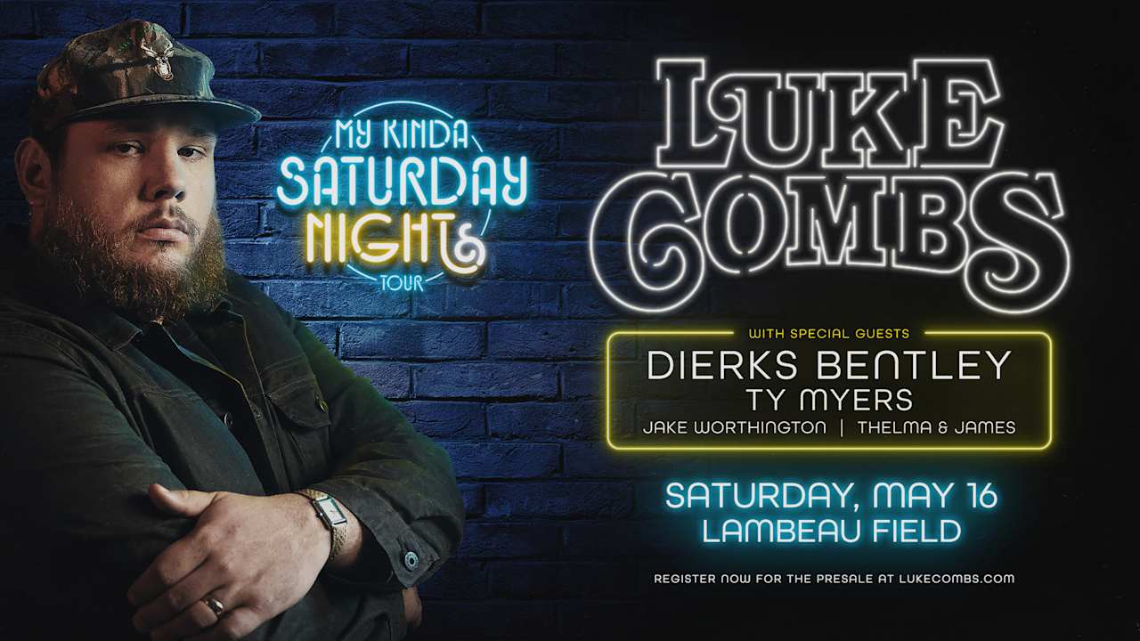 Country artist Luke Combs to play Lambeau Field Saturday, May 16
