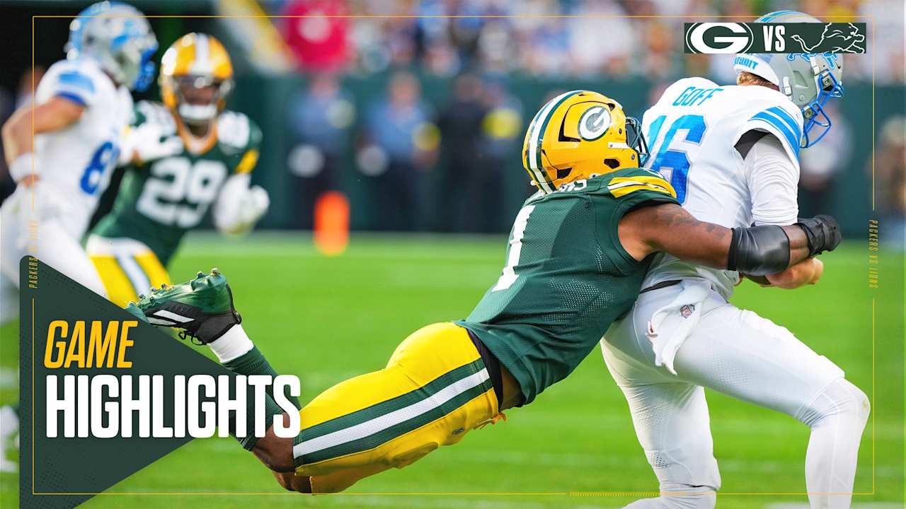 Micah Parsons' FIRST SACK for Green Bay | Packers vs. Lions