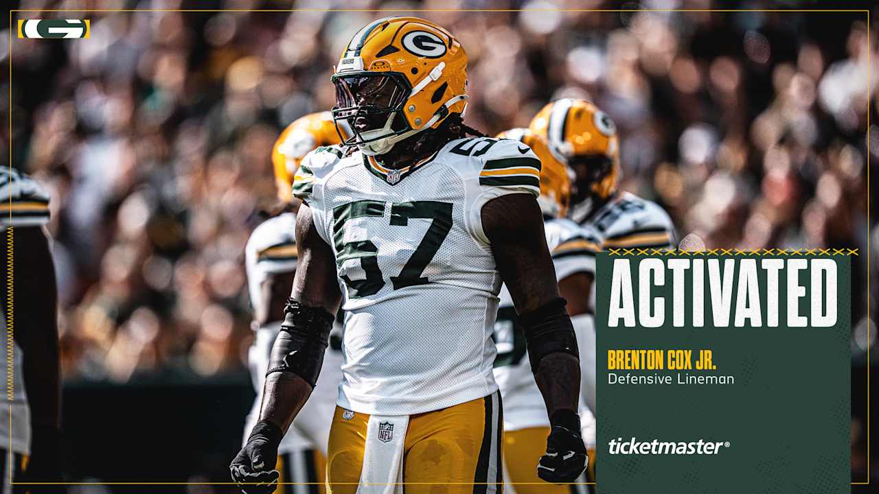 Packers activate DL Brenton Cox Jr. off injured reserve