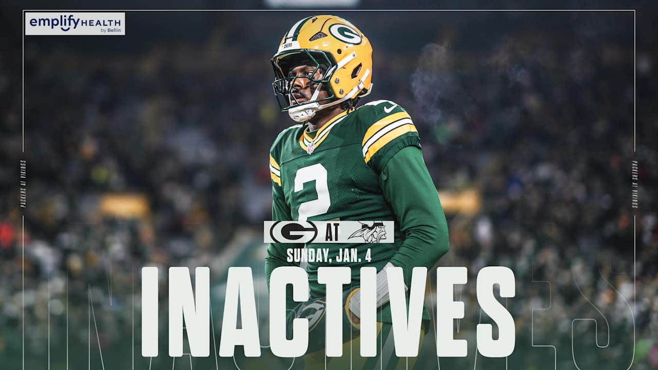 QB Malik Willis won't play at Minnesota | Packers-Vikings inactives ...