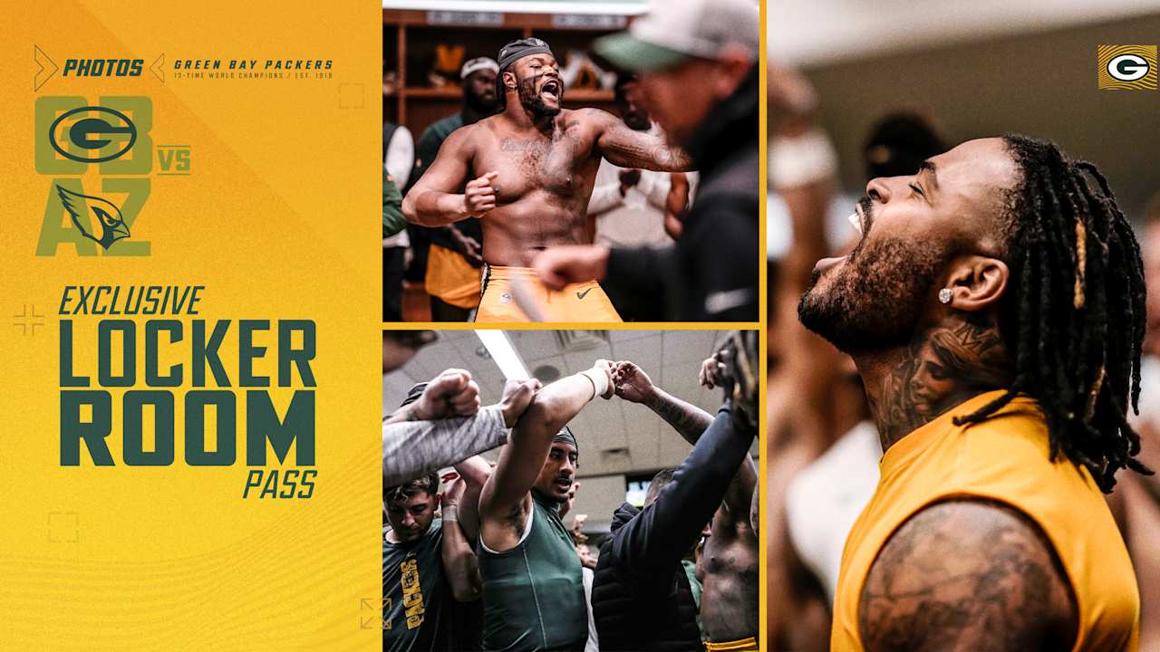 Locker Room Pass: Inside the Packers' locker room after win vs. Cardinals