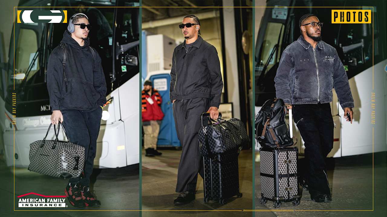 Arrival Photos: Packers walk into stadium for NFC Wild Card playoff ...