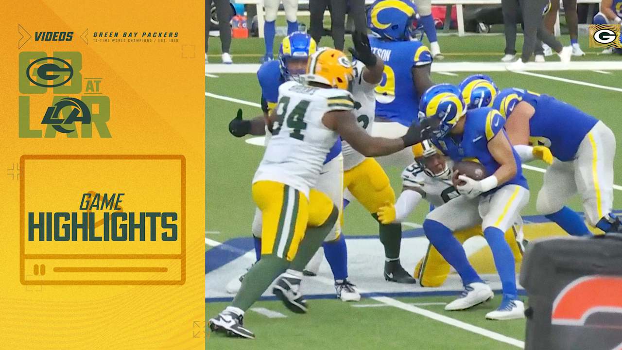 Karl Brooks and Preston Smith combine for a SACK | Packers vs. Rams