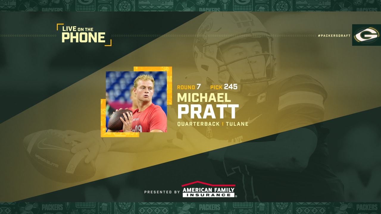 Michael Pratt: 'Can't wait to be a Packer' | 2024 NFL Draft