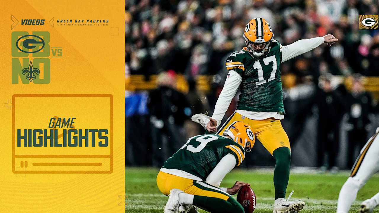 Brandon McManus 55-YARDER | Packers vs. Saints