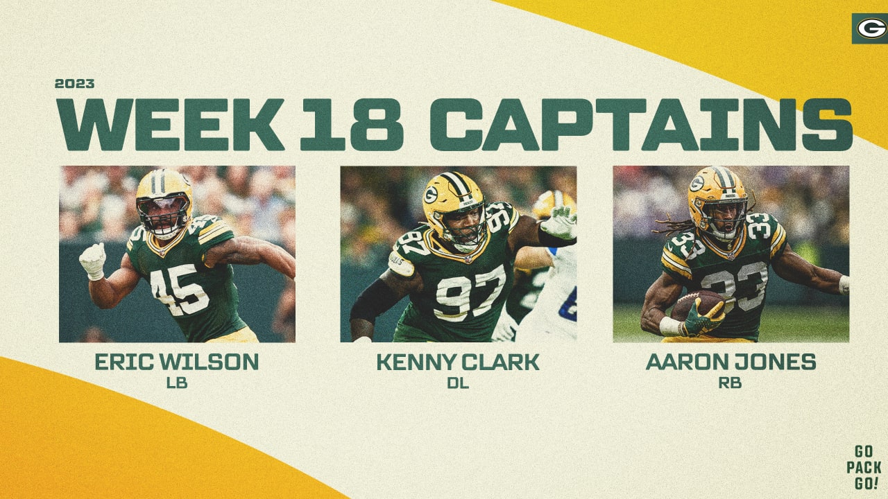 Packers pick captains for Week 18 game vs. Bears