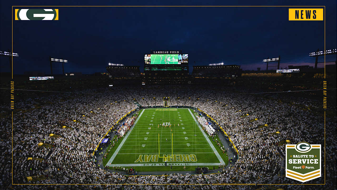 Lambeau Field Primes for Packers-Eagles Salute to Service Game Nov 6 ...