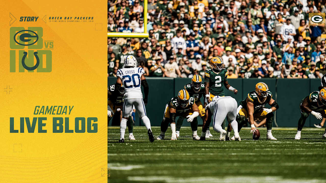 Live Blog: Packers-Colts | Week 2
