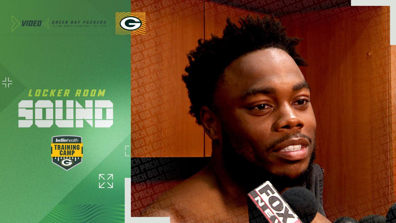 Emanuel Wilson says learning from Josh Jacobs 'is a great experience'