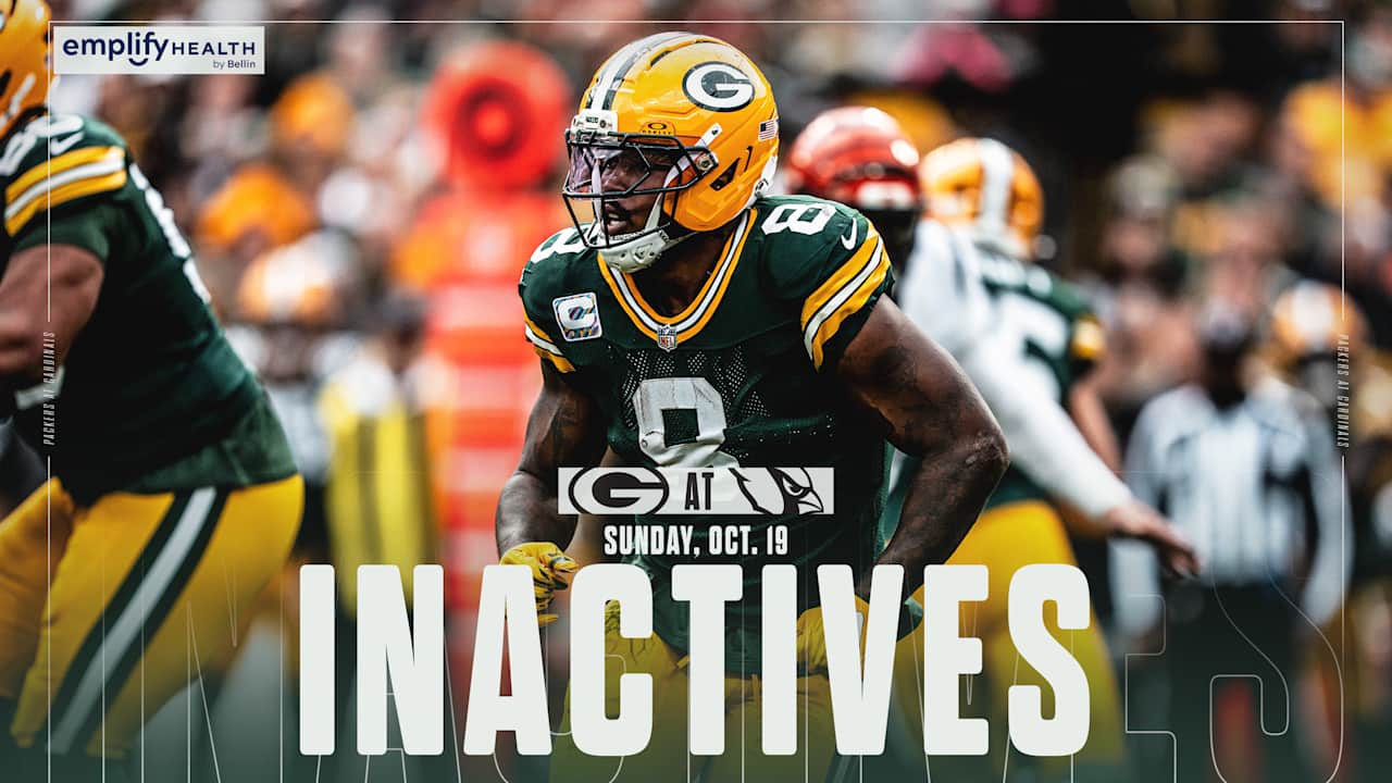 RB Josh Jacobs in, K Brandon McManus out for Green Bay | Packers ...