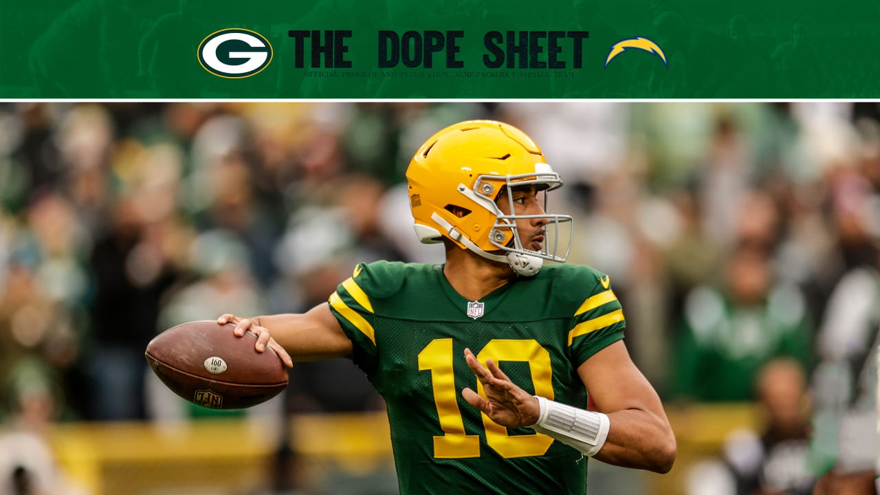 Dope Sheet: Packers take on the Chargers at home
