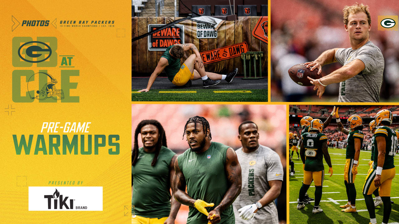 Best photos from Packers-Browns pregame warmups | Preseason Week 1
