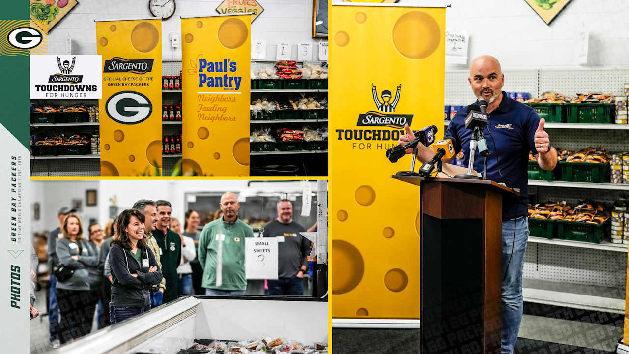 Photos: Packers, Sargento employees team up at Paul's Pantry as part of ...