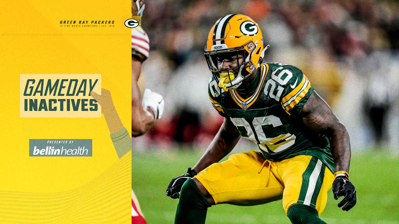 CB Corey Ballentine active for Green Bay | Packers-Seahawks inactives ...