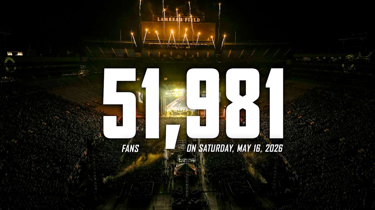 Luke Combs sets Lambeau Field concert attendance record
