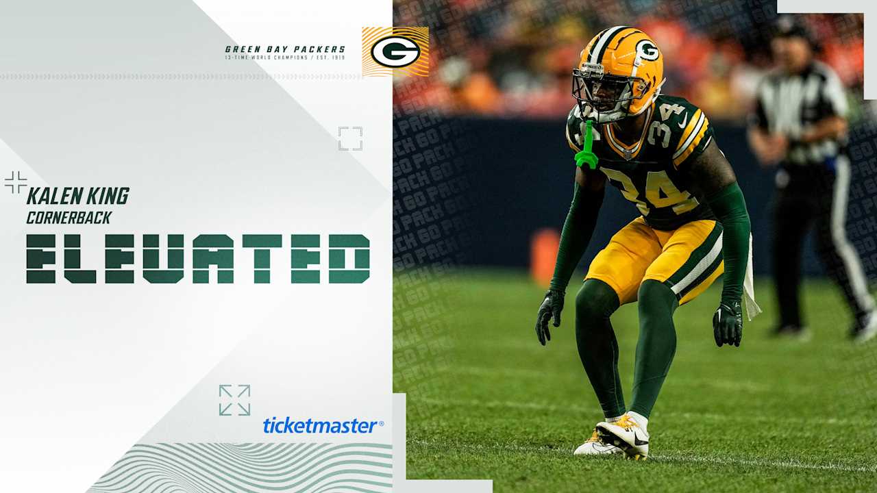 Packers elevate CB Kalen King for gameday