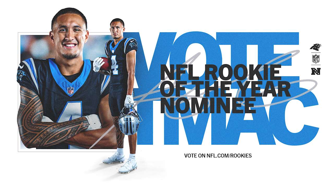 Tetairoa McMillan a finalist for Pepsi Rookie of the Year, fans can ...