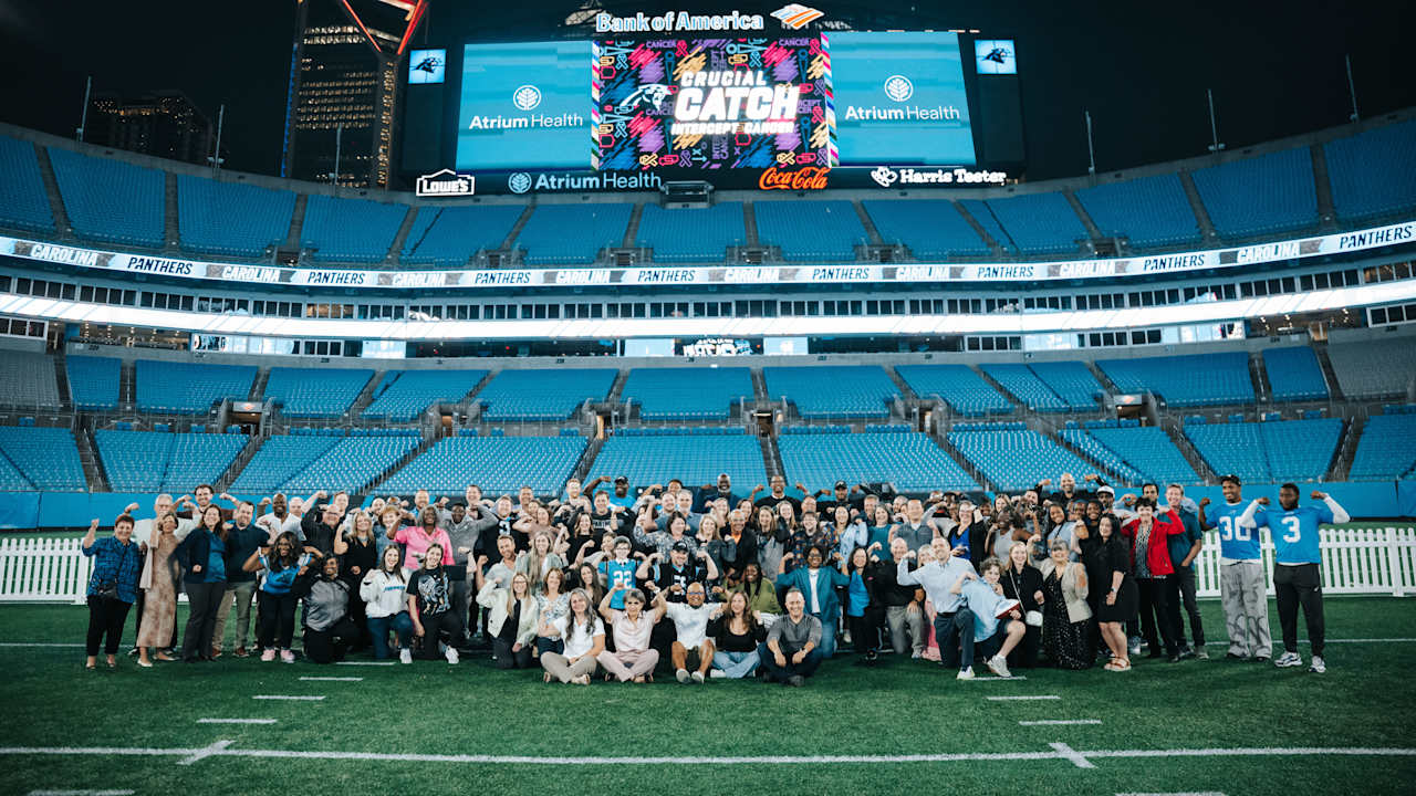 PHOTOS: Panthers, Atrium Health kick off Crucial Catch week