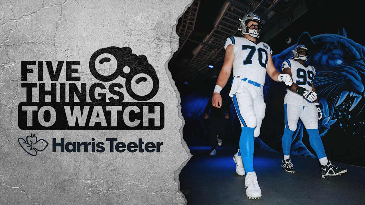 5 things to know as the Panthers new look offensive line takes on Falcons