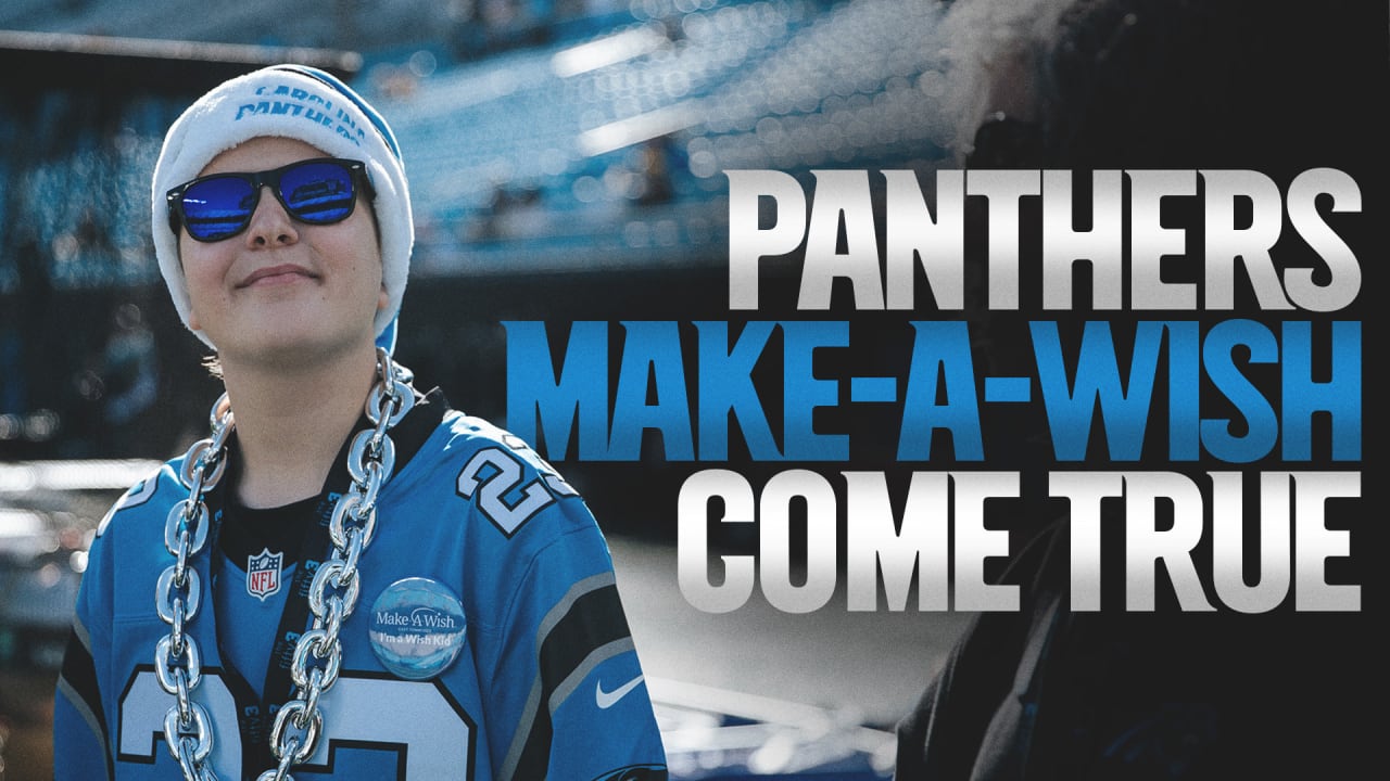 Panthers Fan Gets His 'Make-A-Wish' Moment