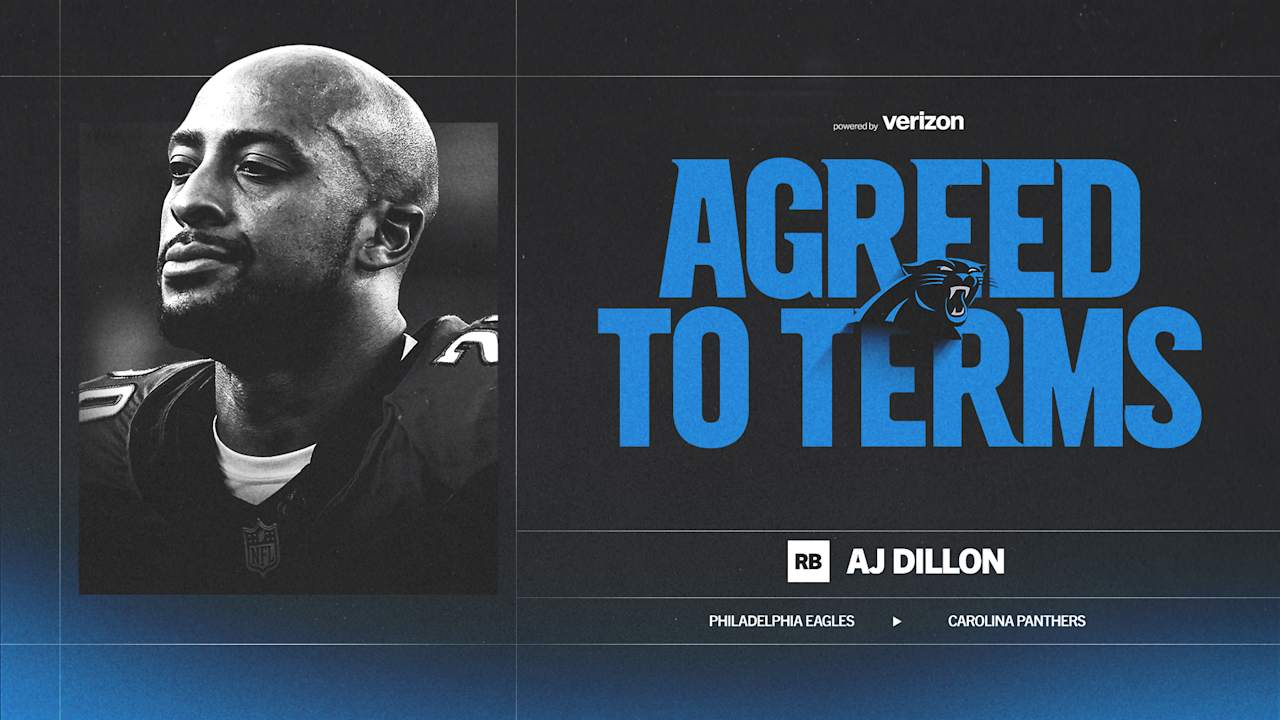 Panthers agree to terms with running back AJ Dillon