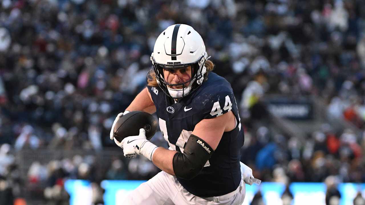 Penn State tight end Tyler Warren has a throwback vibe
