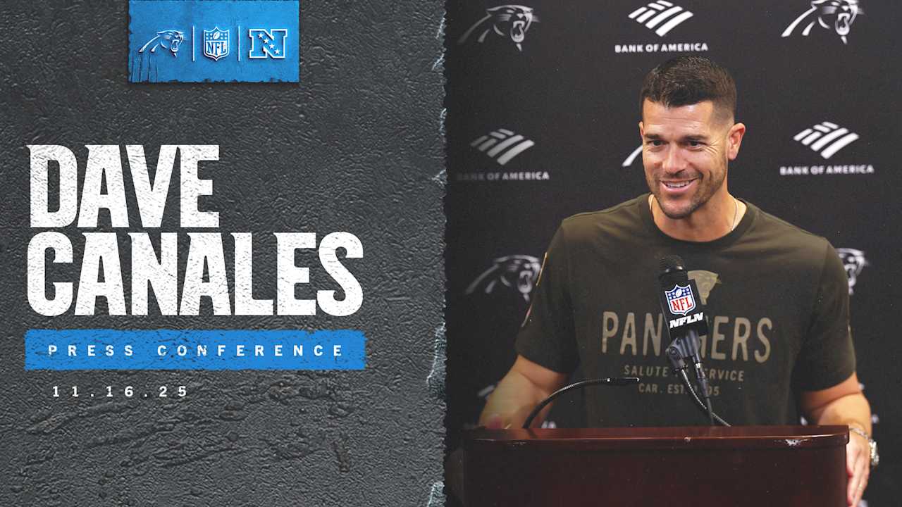 Dave Canales addresses media after Panthers thrilling 30-27 win over ...