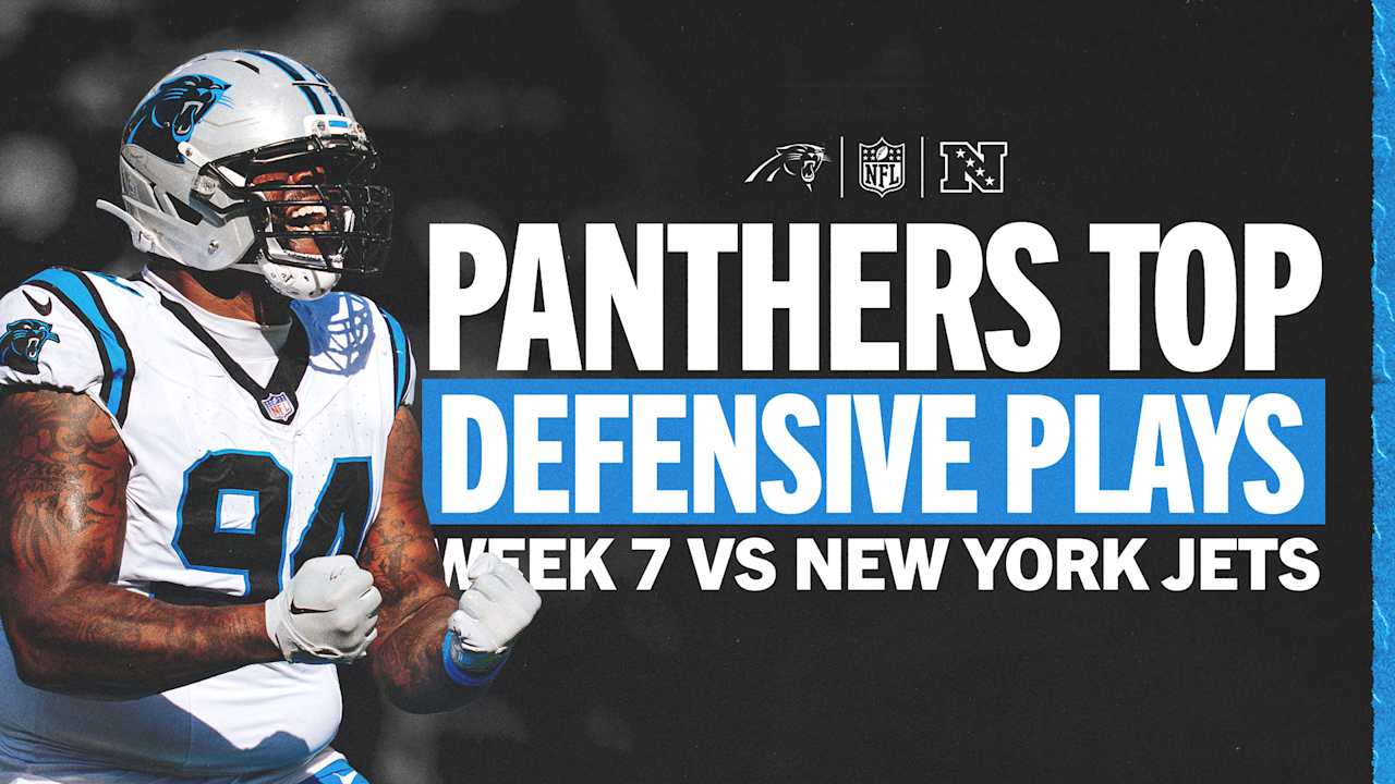 Best plays from the Panthers defense vs. Jets Week 7