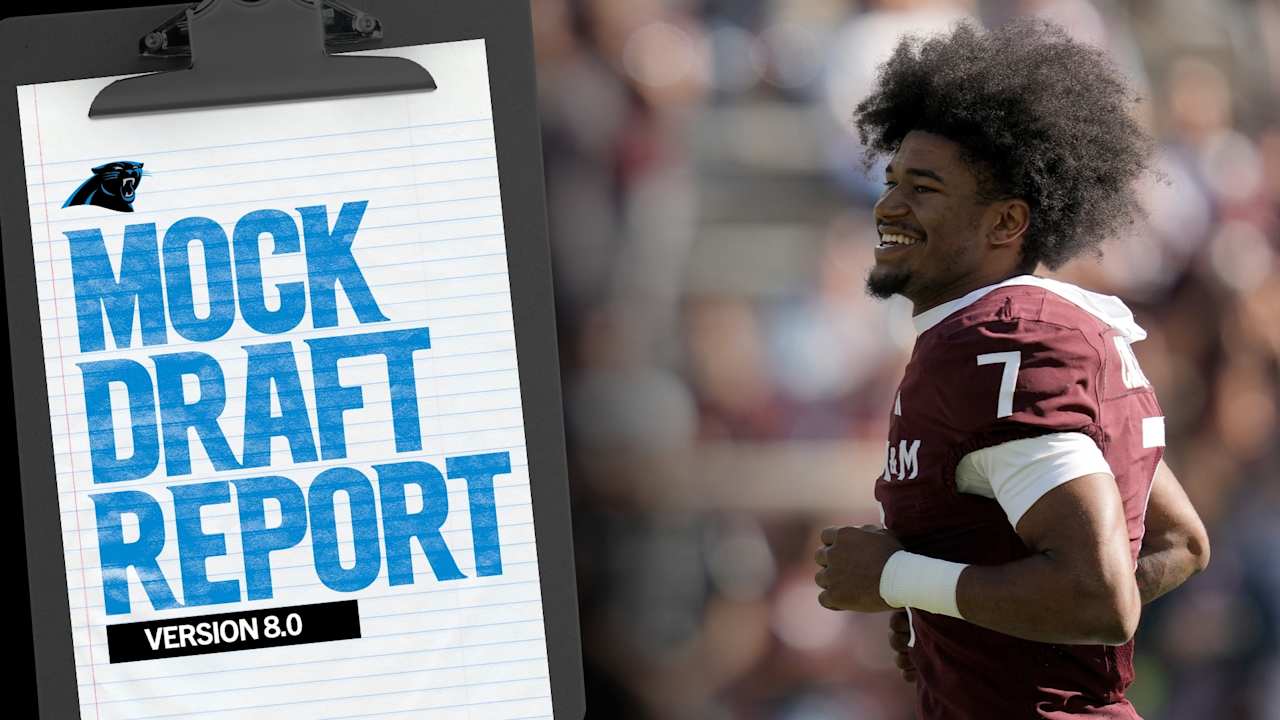 Carolina Panthers 2026 Mock Draft Report, version 8.0
