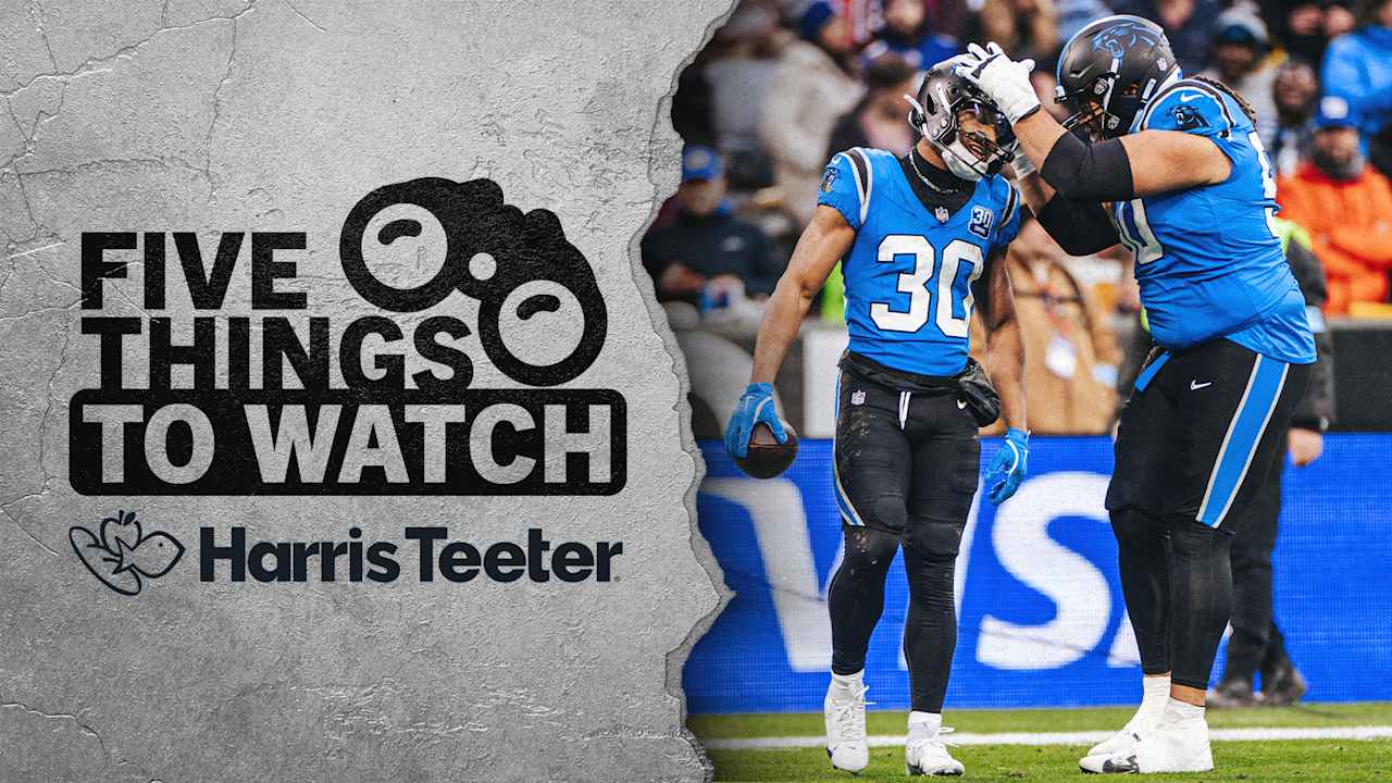 5 things to watch as the Panthers run game is tested against Chiefs