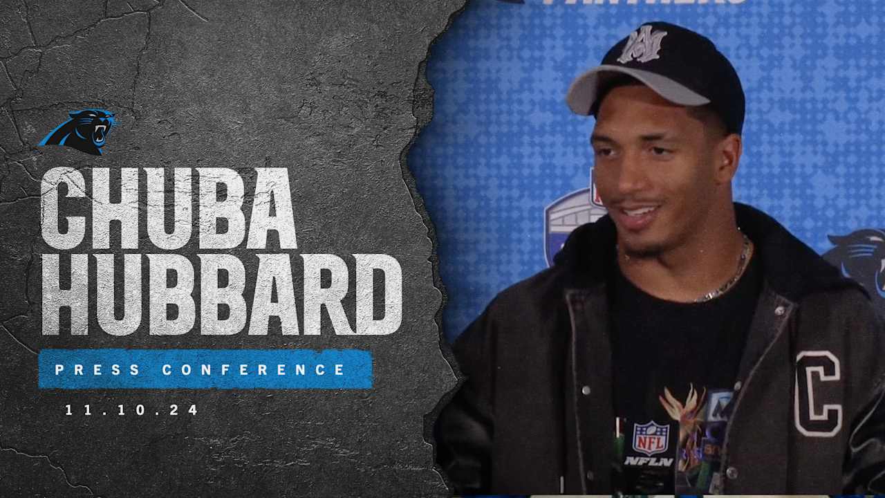 Chuba Hubbard on his career day in Panthers Germany game