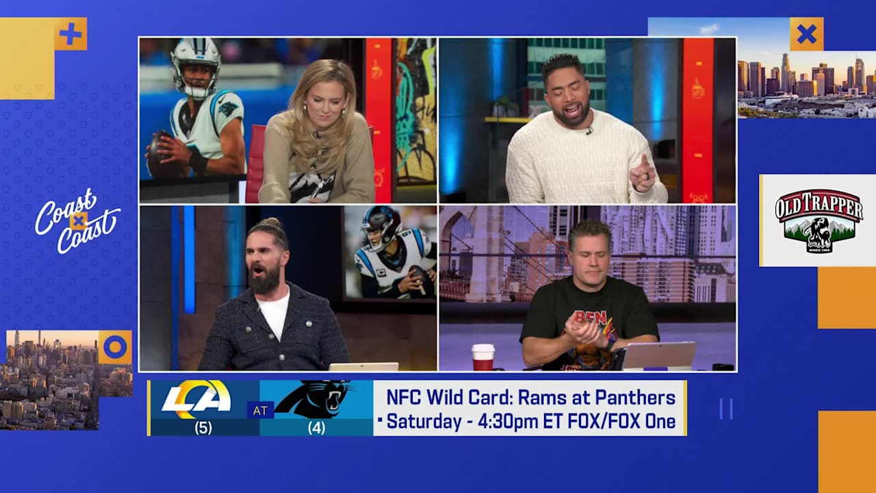 'GMFB' previews Rams-Panthers NFC Wild Card matchup