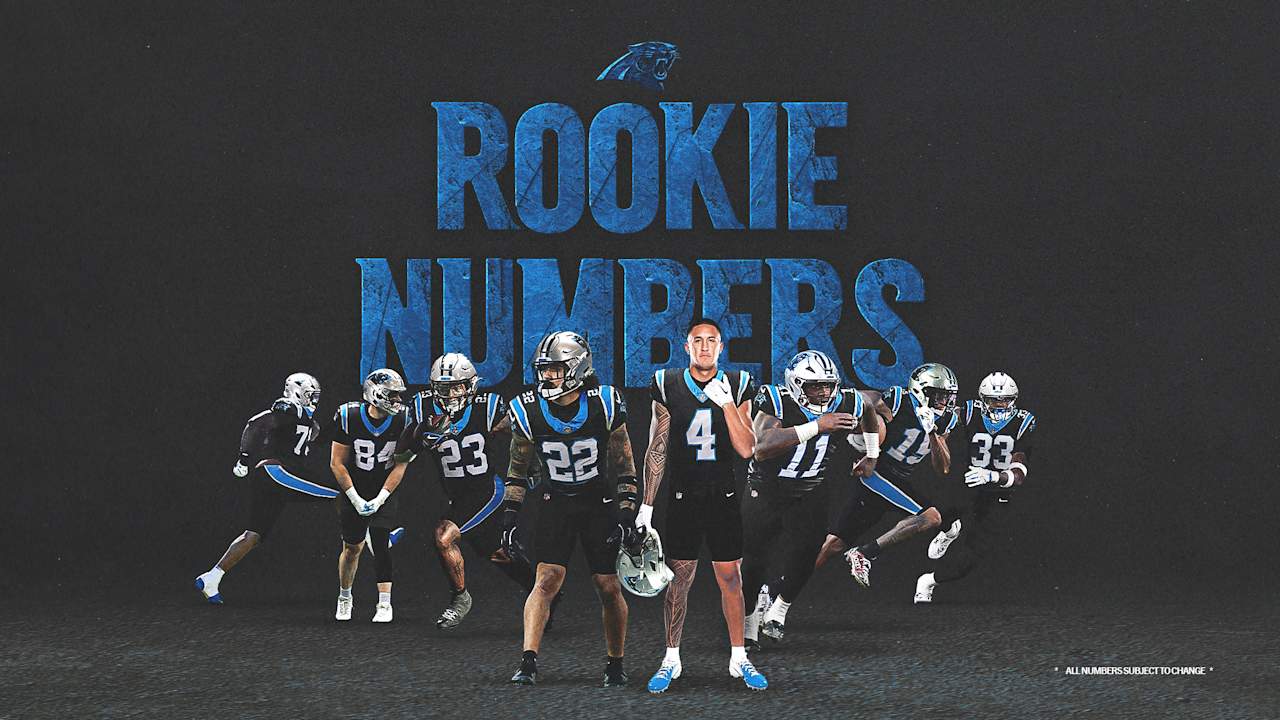 Panthers announce rookie jersey numbers