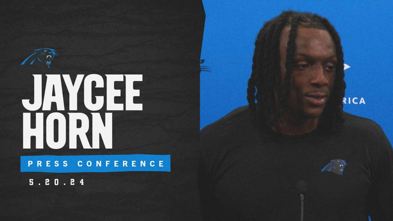 Jaycee Horn: 'I want to be vocal'