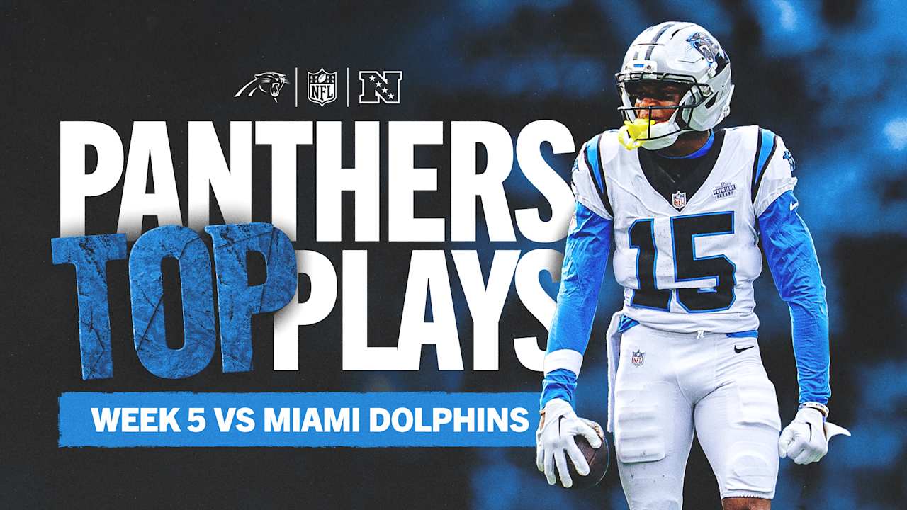 Panthers top plays vs. Dolphins Week 5